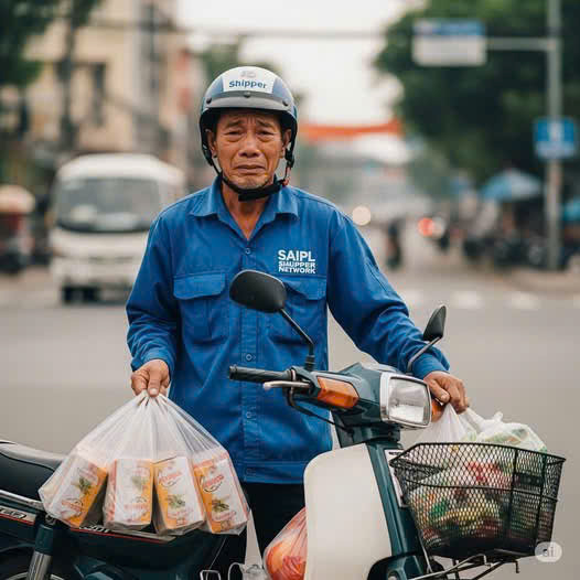 Bác shipper ngh/èo bị một nhóm thanh niên b/om 6 suất cơm và cái kết chảy nước mắt...